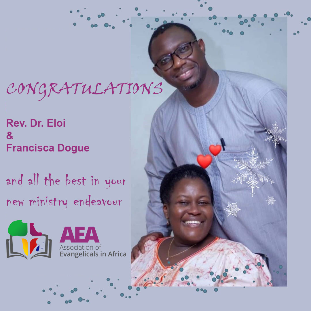 Congratulations Rev. Dr. Eloi Sobel Dogue - Association of Evangelicals ...