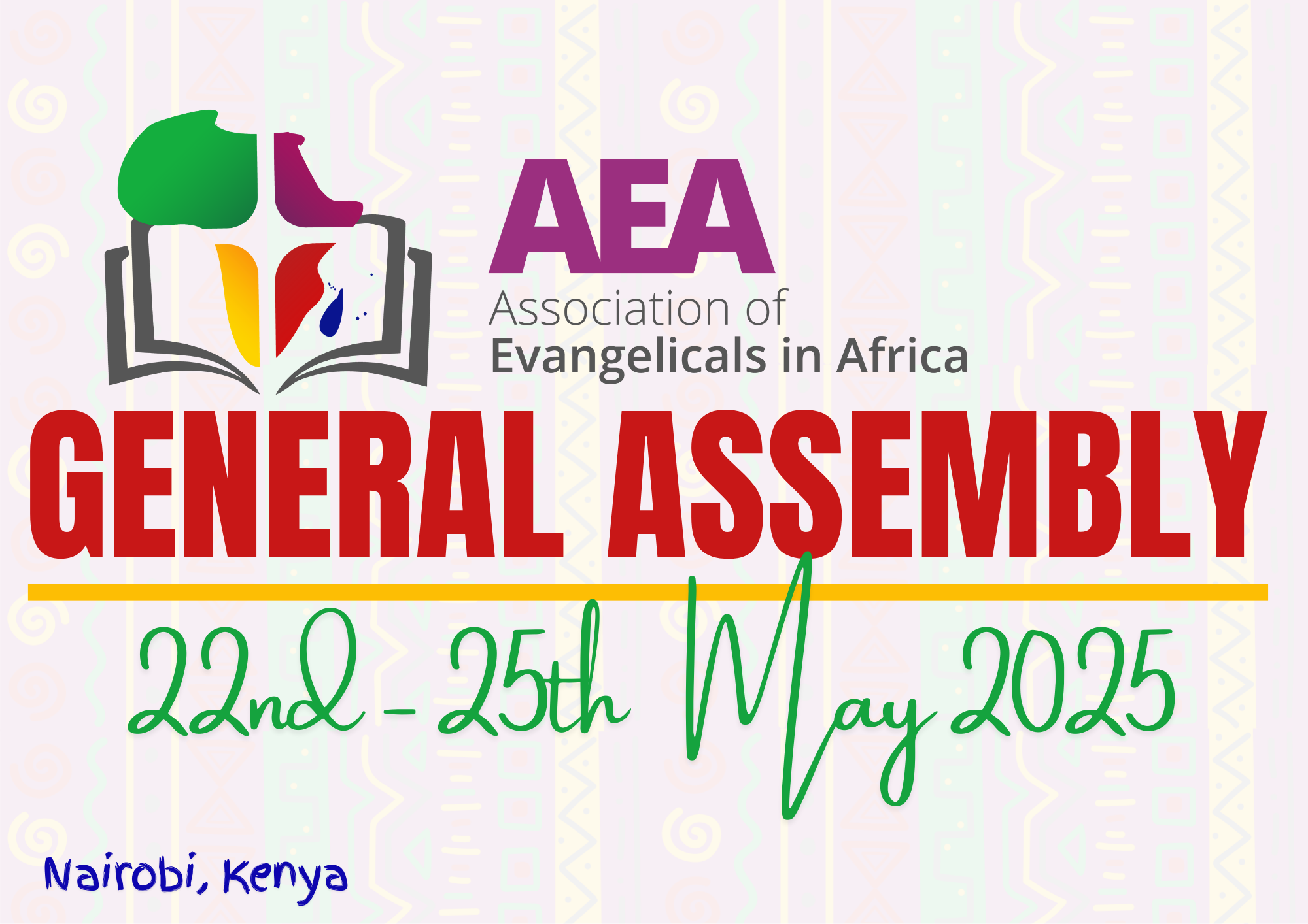 AEA 13th General Assembly Registration - Association of Evangelicals in ...